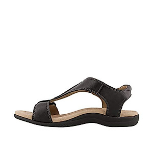 Taos Footwear Women's The Show Black Sandal 9 M
