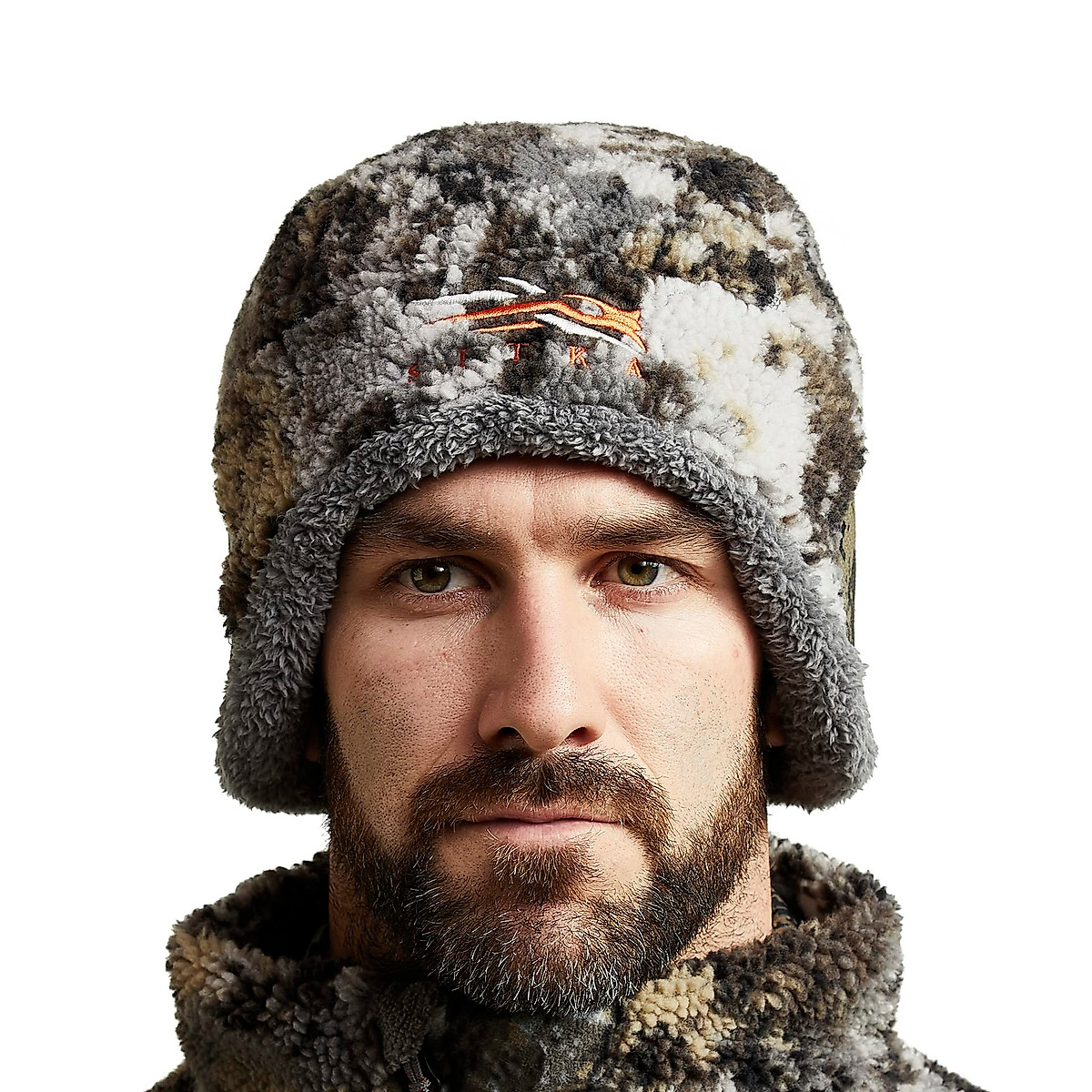 SITKA Standard Fanatic Windstopper Insulated Breathable Whitetail Hunting Beanie, Elevated I I, Large/X-Large