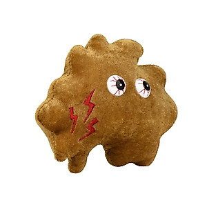 GIANTmicrobes Kidney Stone Plush - Learn About The Kidney and Health with This Memorable Gift for Family, Friends, Doctors, Nurses, Educators and Anyone with a Healthy Sense of Humor