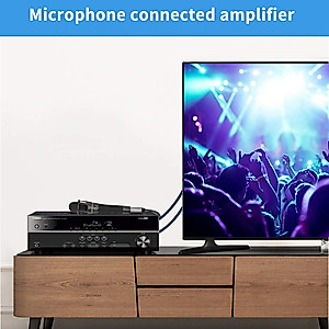 Disino Dual Female XLR to Dual RCA Cable, Heavy Duty 2-XLR Female to 2 RCA/Phone Plug Male HiFi Stereo Audio Connection Microphone Cable Interconnect Lead Wire - 5 Feet /1.5 Meters