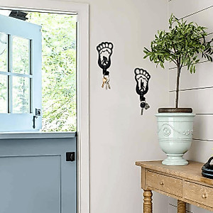 Ecqizer Bigfoot Yard Decor Strikingly Intricate Sasquatch Gang Garden Statue Bigfoot Hooks for Garden Ideal Bigfoot Family Wall Pediment for Home Perfect Bigfoot Sasquatch Gifts