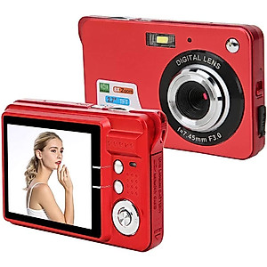 Digital Cameras for Photography Portable Camera, 8X Zoom Digital Camera, with 2.7 Inch TFT LCD Screen and Built-in Microphone, 1280x720 High Definition Video Camera, Auto Focus, Support SD (Color : A