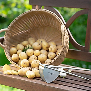 Westmark Potato Press Triangel, 11.8 x 4.6 x 5.5 inches, Stainless Steel