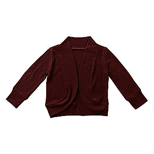 Newborn Baby Knit Cardigans Ear Hooded Sweaters Cotton Xmas Reindeer Sweaters Sweatshirts Tops Warm Soft Outwear