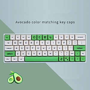 ZMX Custom Keycaps Set,PBT Dye Sublimation XDA Profile 137 Keys Full Size Keycap for Cherry Gateron MX Switch Mechanical Gaming Keyboard Accessory DIY Cute Keycap for Gift