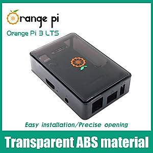 Orange Pi 3 LTS ABS Black Protective Case, Only Compatible with Orange Pi 3 LTS Single Board Computer