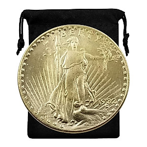 Kocreat Copy 1932 Double Eagle Liberty Gold Coin Twenty Dollars-USA Souvenir Coin Lucky Coin Morgan Dollar Replica Collection