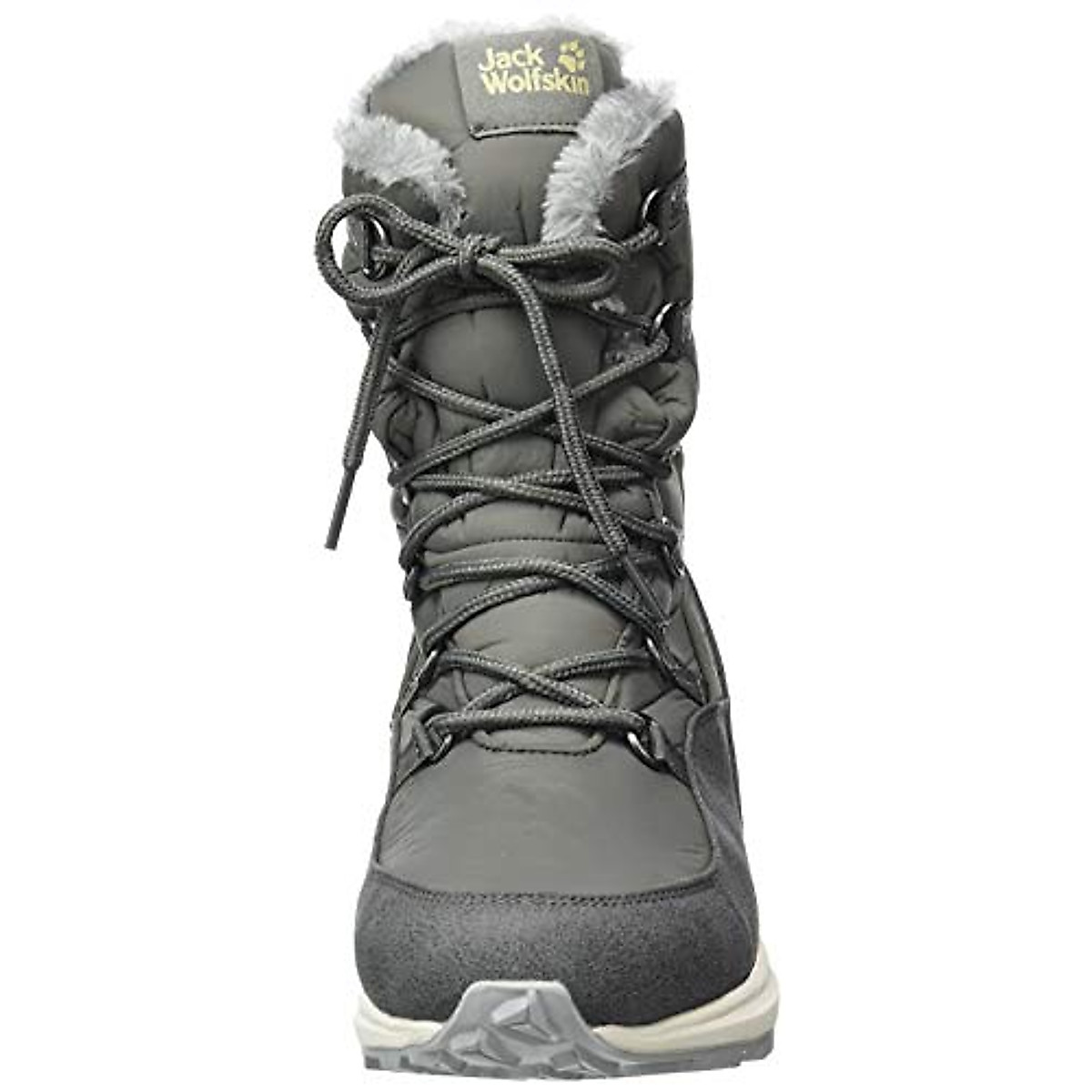 Jack Wolfskin Women's Nevada Texapore High Hiking Shoe Boot, Dark Grey/Light Grey, 9.5