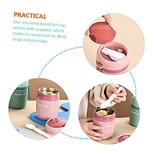 Zerodeko 5pcs mini breakfast cup kids insulated water bottle vacuum insulated water bottle insulated soup insulated breakfast cup insulated food jar portable Warming Soup child