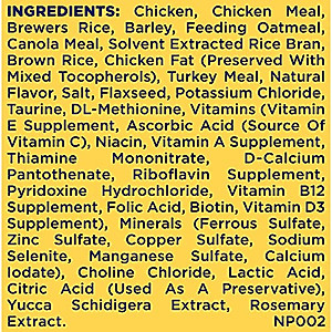 Nature’s Recipe Adult Dry Dog Food, Chicken & Rice Recipe, 4 Pound Bag