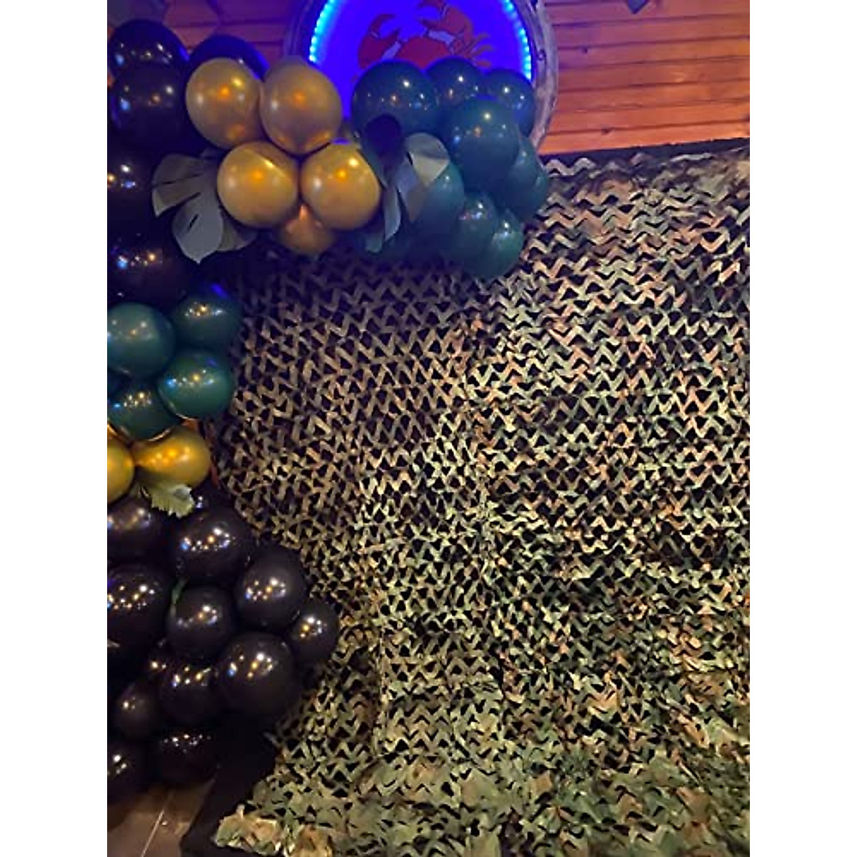 FullLit Camo Netting, Camouflage Netting, Hunting Blind Camo Net, Army Party Decorations, Sunshade Fence Nets, Lightweight, Bulk Roll, Mesh, Great for Camping, Shooting, Photograph, Car Cover, Outdoor