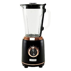 Haden 75038 Heritage 56 Ounce 5-Speed Retro Blender with Glass Jar, Black/Copper