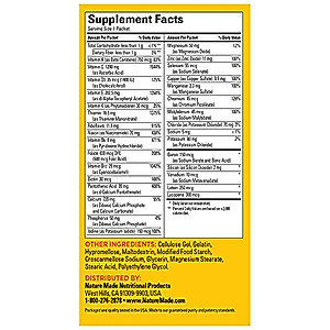 Nature Made Daily Maximin Vitamin Pack, Dietary Supplement for Nutritional Support, 30 Packets, 30 Day Supply