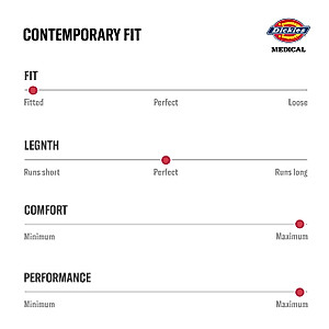 Dickies EDS Signature Women Scrubs Top V-Neck DK880, XS, Ciel