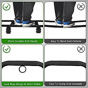 Tinfomyou Firewood Rack Outdoor Fire Wood Rack Outside Heavy Duty 4FT Assembled Adjustable Log Rack Holder for Indoor Outdoor Wood Storage, Black Square Tube