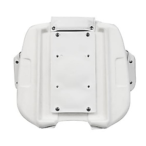 Wise 8WD1007-3-710 Captains Chair with Cushions and Mounting Plate, White