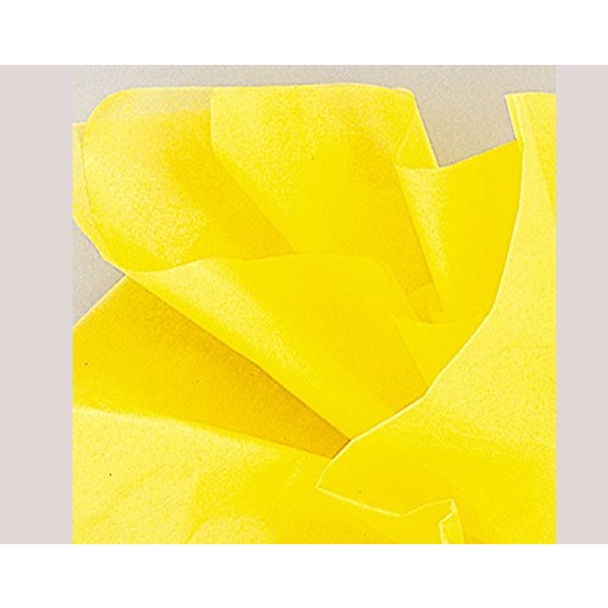 Tissue Gift Wraps - 20" x 26", Yellow, 10 Pcs