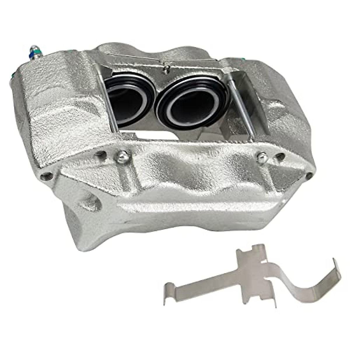 TRQ Front Brake Pad & Rotor Kit Brake Caliper Brake Pads Brake Rotor Semi-Metallic Vented Compatible with 1996-2000 Toyota 4Runner