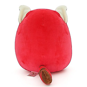 CNAANA Red Panda Plush Pillow,Chubby Red Panda Stuffed Animal Creative Gift, Gift for Kids and Adults,Bedtime & Playtime for Kids (Red Panda-B)