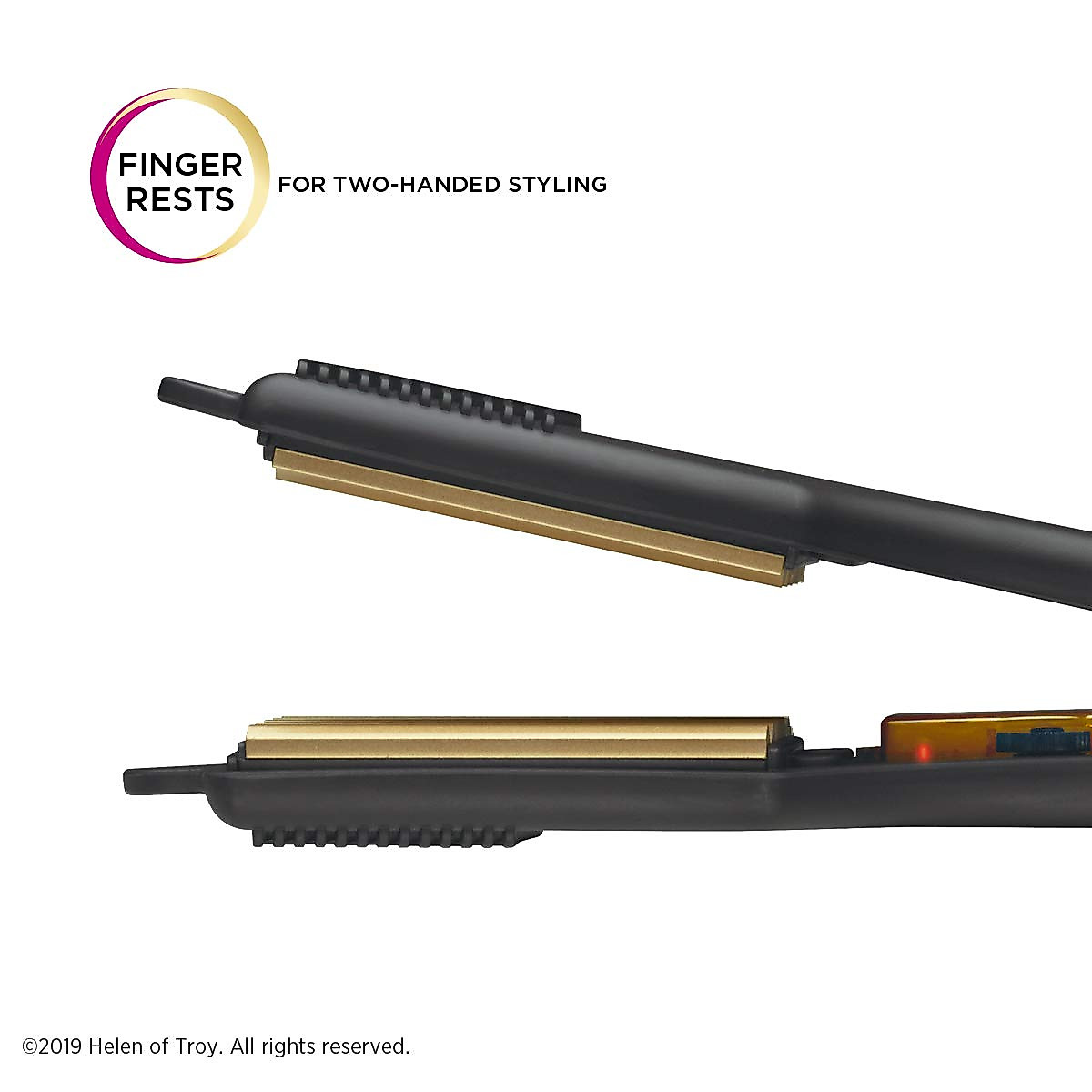 Gold N Hot Professional Ceramic 2” Hair Crimper Iron, 2 Inch (Pack of 1)