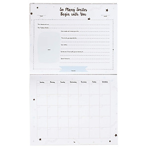 C.R. Gibson ''Say Yes to New Adventure'' Nautical Baby's First Year Calendar for Boys, 32 Pages, 11'' x 18''