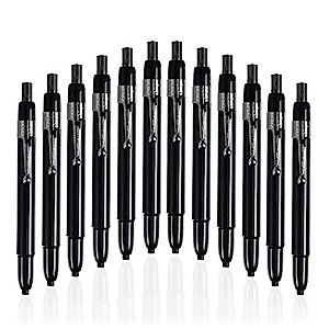 Listo 1620 - Box of 12 - BLACK COLOR - China Markers/Grease Pencils/China Marking/Pencils/Wax Pencils - Made in USA