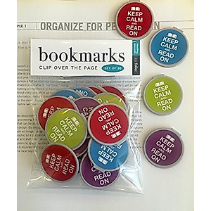 "Clip Over The Page" Bookmarks - Set of 30 - Whimsical Bookish Quotes Bulk Bookmarks for Kids Girls Boys Teens. Perfect for Gifts - Student Incentives – Birthday Party Favors – Reading Incentives
