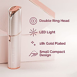 Finishing Touch Flawless Women's Painless Hair Remover, Blush/Rose Gold