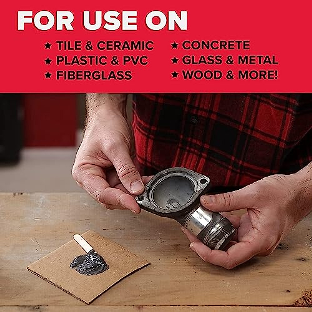 J-B Weld 8276 KwikWeld Quick Setting Steel Reinforced Epoxy - Dark Grey 2 oz