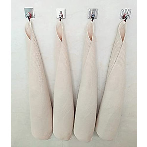 ANEWAY Kitchen Towels 100% Cotton Waffle Weave Dish Towel for Cleaning Drying Dishes Extra Absorbent and Soft, Dish Cloth,13 x 28 in(Beige-4 Pack)