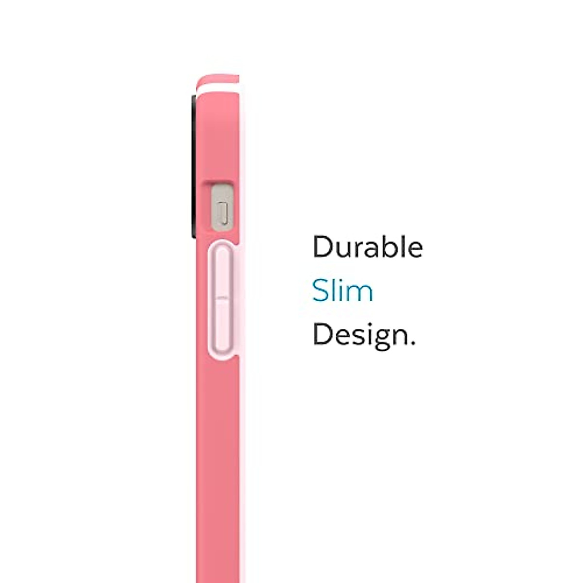 Speck iPhone 14 & iPhone13 Case- Drop Protection, Scratch Resistant, Built for MagSafe Phone Case with Soft Touch Coating - 6.1" Model, Dual Layer Case -Sweet Coral/Light Coral CandyShell Pro, 1 count