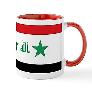 CafePress Flag Of Iraq Mug Ceramic Coffee Mug, Tea Cup 11 oz