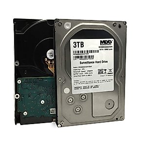 MaxDigitalData 3TB 32MB Cache 5700PM SATA 6.0Gb/s 3.5" Internal Surveillance CCTV DVR Hard Drive (MD3000GSA3257DVR) - 2 Year Warranty (Renewed)