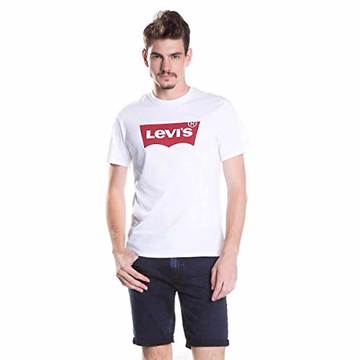 Levi's Men's Tees, (New) Graphic White, Medium