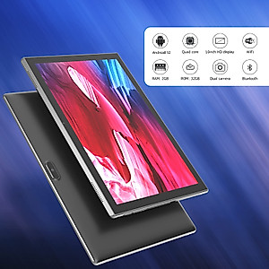 ZZB Tablet 10 Inch Android 11 Tablets, 32GB ROM 512GB Expand，6000mah Battery, Quad-Core Processor 2GB RAM Tableta, 8MP Camera WiFi GPS FM 10.1'' IPS HD Touch Screen, 10IN Tabletas.