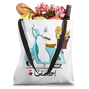 Vespa, Scooter, Italy, Ciao, Whimsical, Tuscany Tote Bag