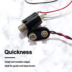 SAPHUE Pre-wired 3 Band Active Bass Circuit Active,EQ Equalizer Electric Bass Preamp Circuit