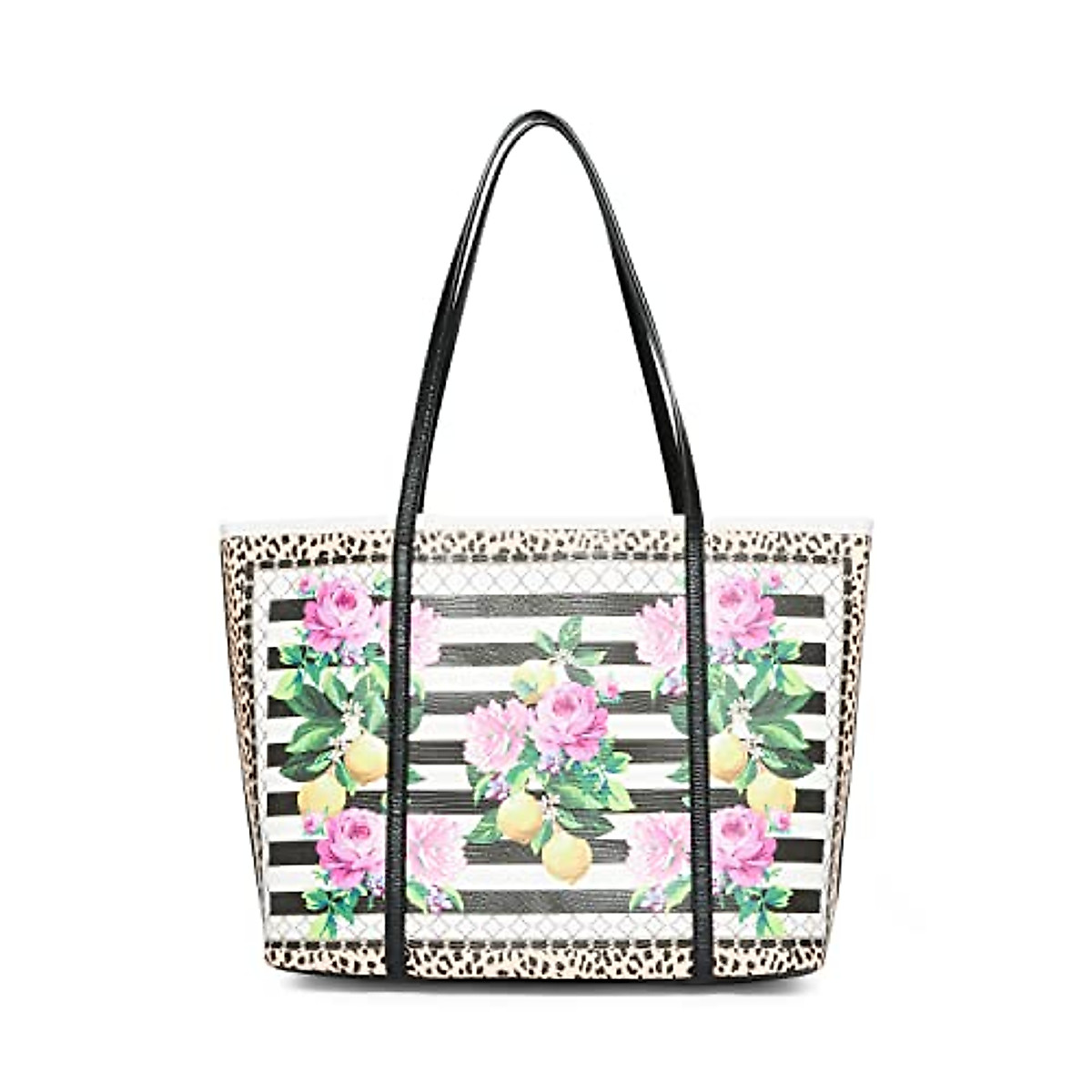 Betsey Johnson Amazing Tote Bag, Black/White