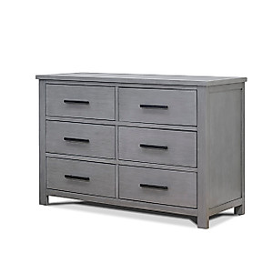Sorelle Furniture Westley Baby Dresser – Dresser for Nursery, Kids Bedroom Furniture, Baby Dresser Drawers, Storage for Child’s Room with Drawers, Nursery Furniture for Infant-Grigio