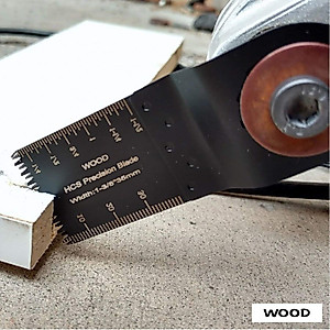 EONLION 50Pcs Metal Wood Oscillating Multitool Quick Release Saw Blades Kit Compatible with Fein Multimaster Porter Cable Black, Decker Bosch Dremel Craftsman Ridgid Ryobi Milwaukee Dewalt Rockwell