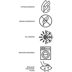 Riverbrook Home Turin Comforter Set, Queen, Silver, 7-Piece Set