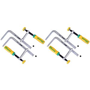 MICROJIG Matchfit DVC-538K2_K2 Dovetail Clamps Set With Soft-Grip Handle, 2-Piece, 2-Pack