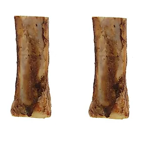 MPP All Natural Buffalo Meaty Femur Dog Bone 4 to 6 Inch Packs Healthy Dental Chews (2 Bones), 1 Count (Pack of 1)