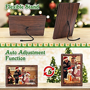 Frameo 10.1 Inch Digital Picture Frame with IPS Touch Screen HD Display, 16GB Storage Easy Setup to Share Photos or Videos Anywhere via Free Frameo APP, Auto-Rotate