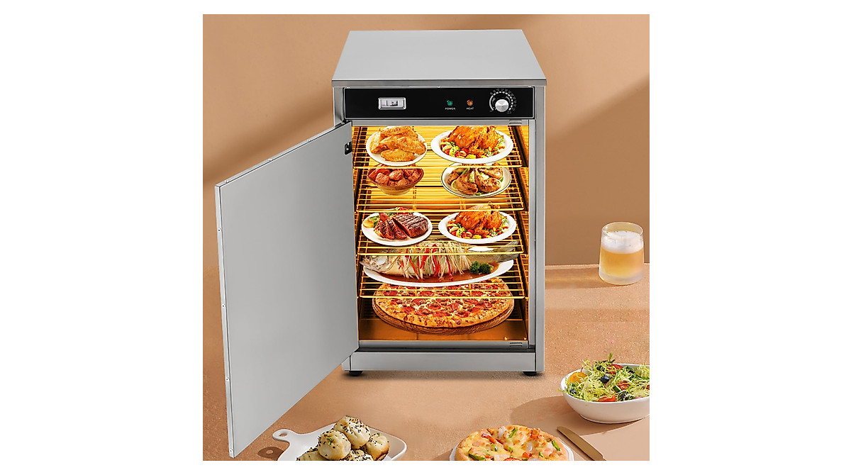 Commercial Electric Hot Box Food Warmer - 5 Compartments