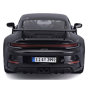 Maisto - 1/18 Scale Model Compatible with Porsche 911 GT3 2022 Die-Cast Scale Model Replica Miniature (Black)