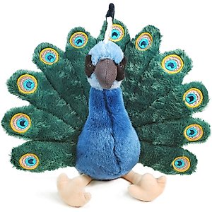 TigerHart Pakhi The Peacock - 10 Inch Stuffed Animal Plush Bird