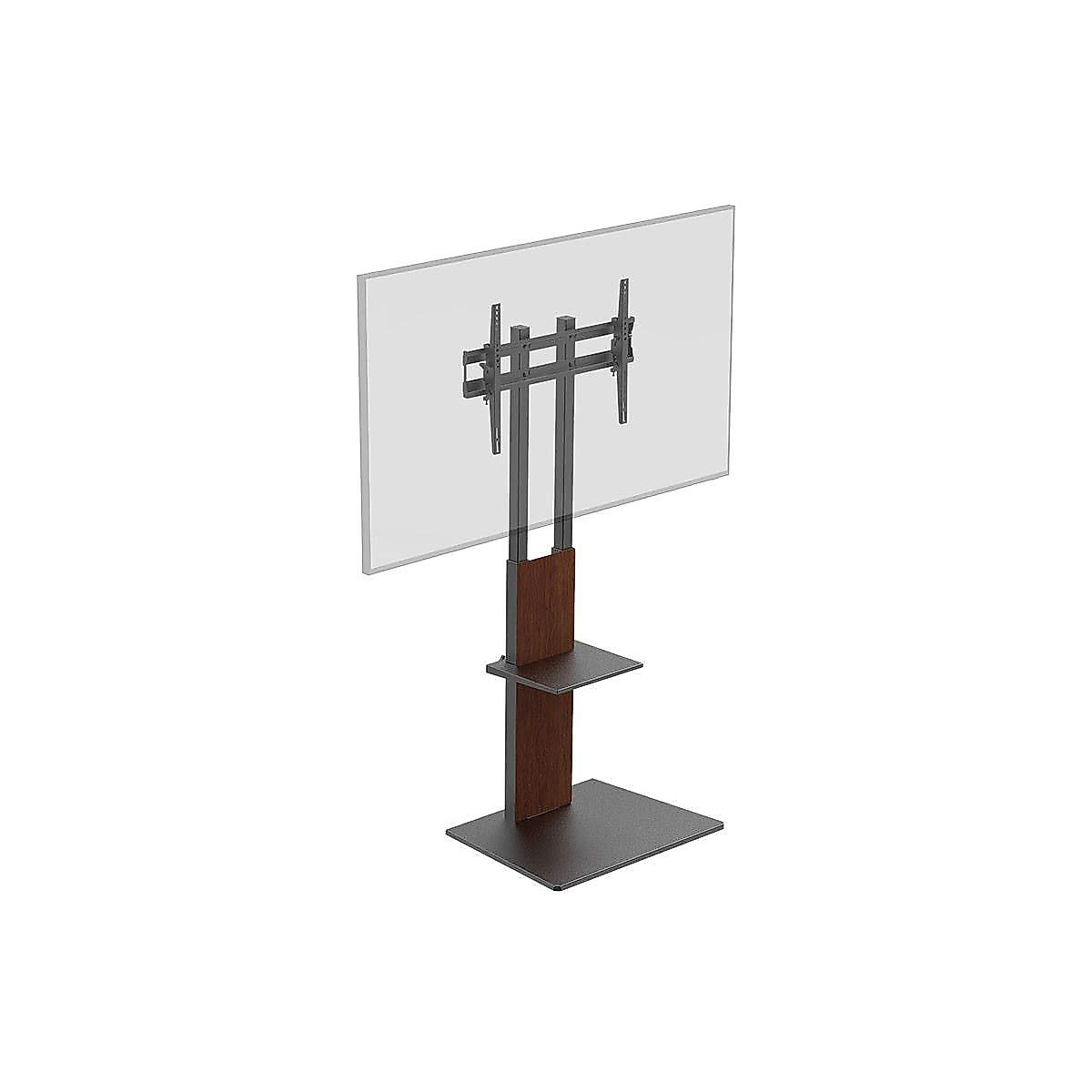 Monoprice Premium Tilt TV Shelf for 37" to 70" TVs up to 88lbs, Max VESA 600x400