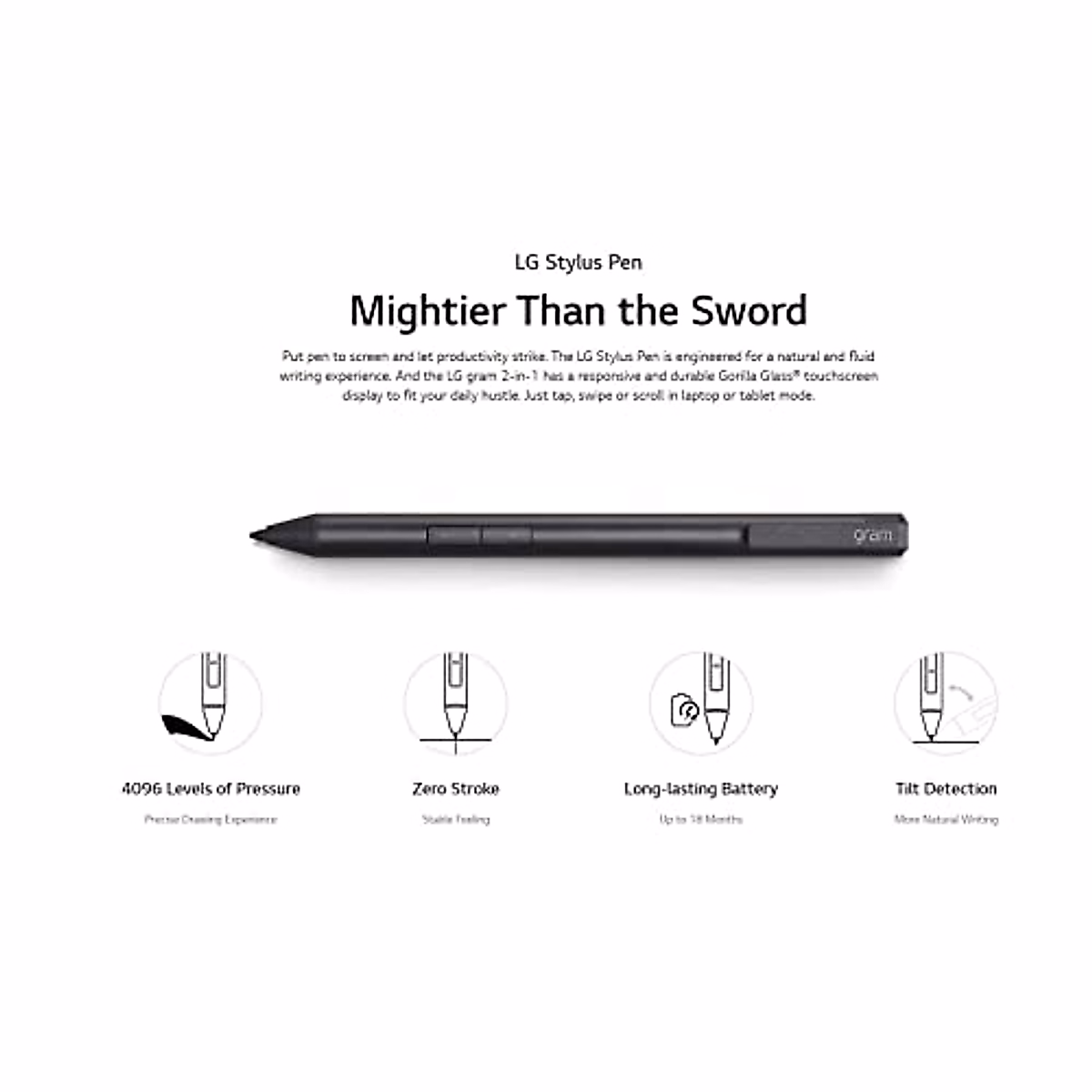 LG Gram 16'' 2-in-1 Ultra-Lightweight Laptop, WQXGA IPS (2560 x 1600) 16:10 TouchDisplay, Intel Evo i7-1165G7, 21 hr BatteryLife, Wi-Fi 6, Thunderbolt4, Stylus Pen, Win 11(16GB RAM. 512GB PCle SSD)