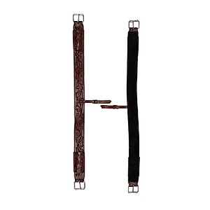 Acerugs WESTERN LEATHER BACK REAR FLANK CINCH STRAP GIRTH CINCHES HORSE TACK TRAIL (Standard)